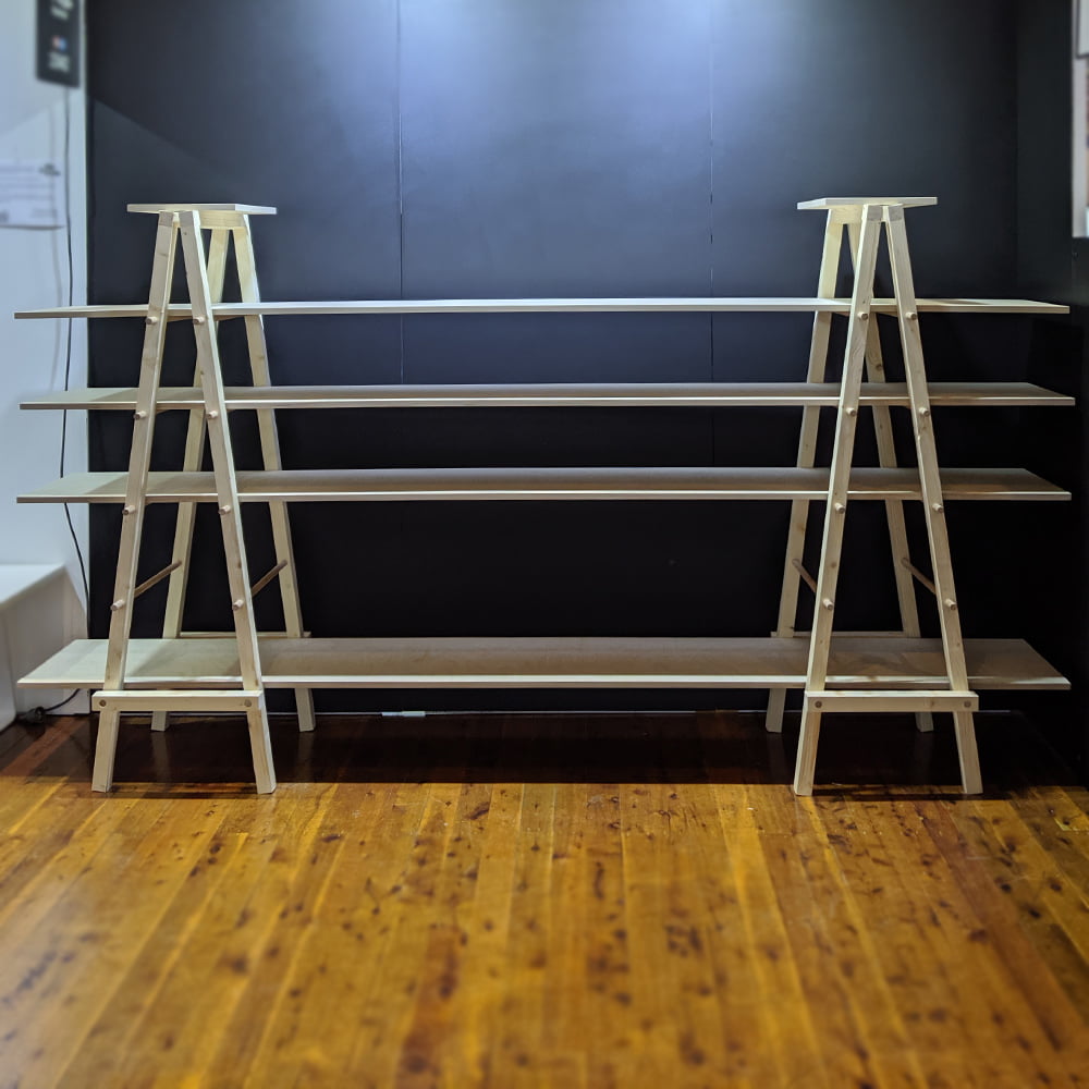 Hinged Ladder A-Frame | Market Stall Co, Handmade In Melbourne