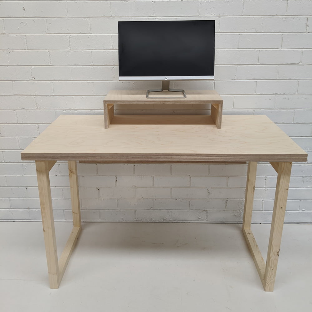 Boxed Leg Office Desk | Market Stall Co, Handmade In Melbourne